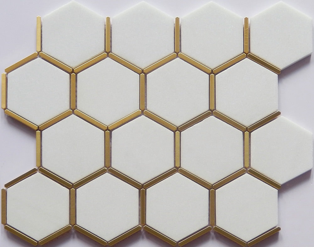 GOLD TRIM - WHITE | Tile Supply Depot
